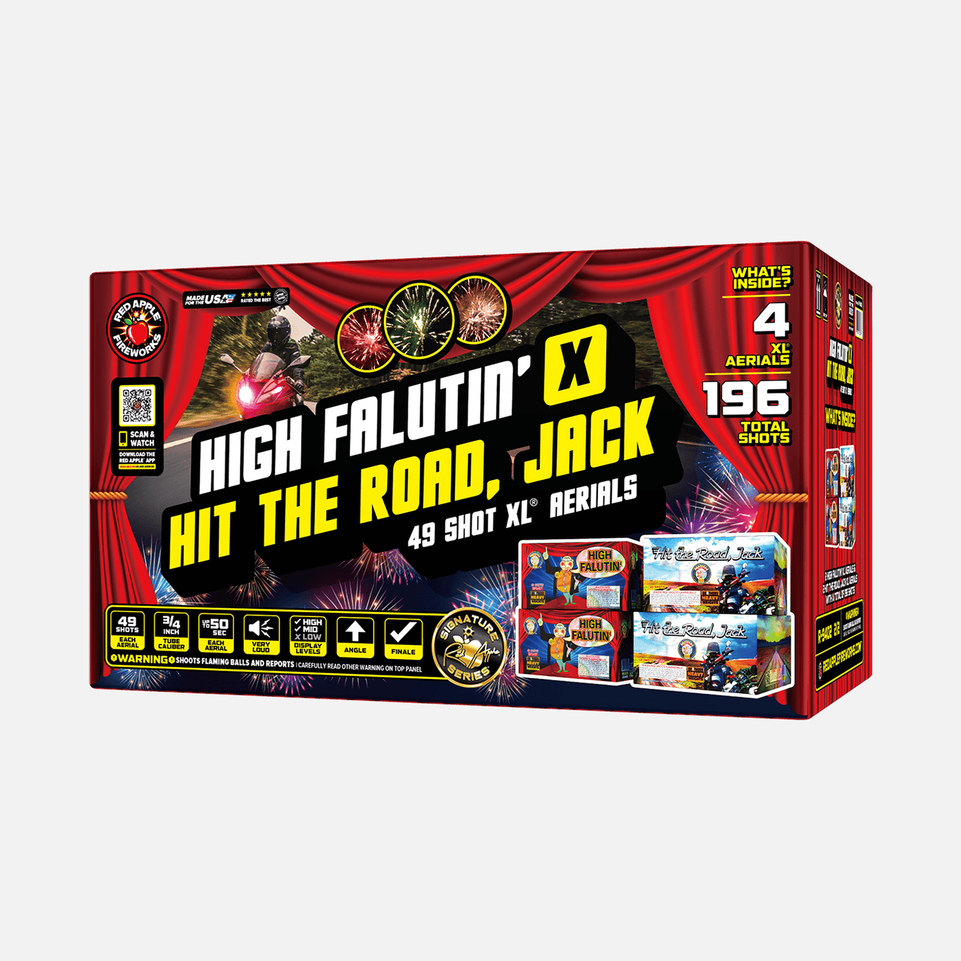 Buy Hit The Road Jack X High Falutin XL® Aerial Fireworks Online