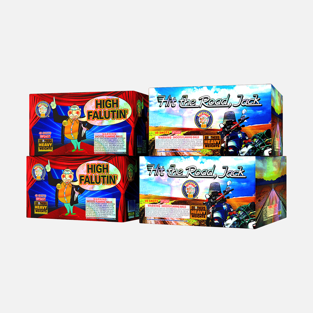 Buy Hit The Road Jack X High Falutin XL® Aerial Fireworks Online