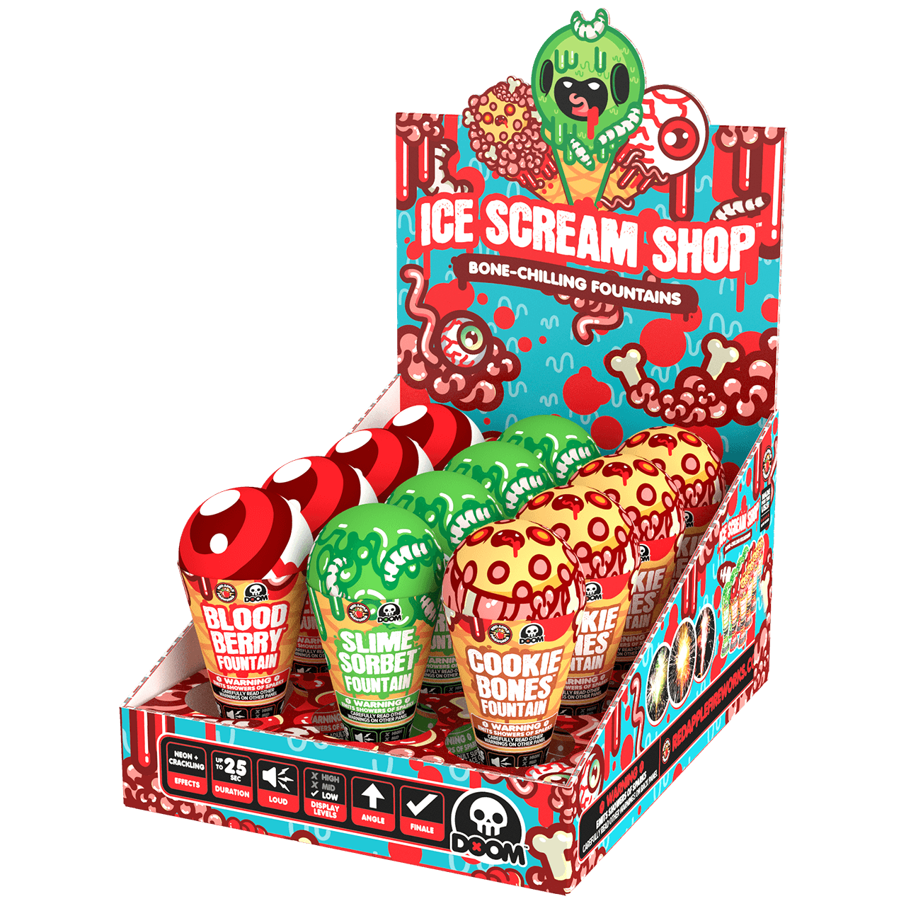 Buy Ice-Scream Shop™ Fountain Sampler® Fireworks Online – Red Apple ...