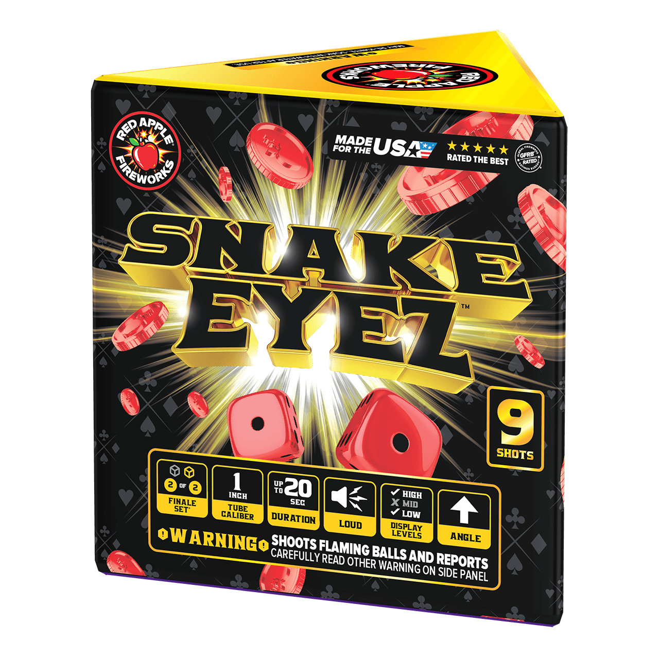 Buy Snake Eyez™ 18 Shot Standard Aerial Finale Set® Fireworks Online ...