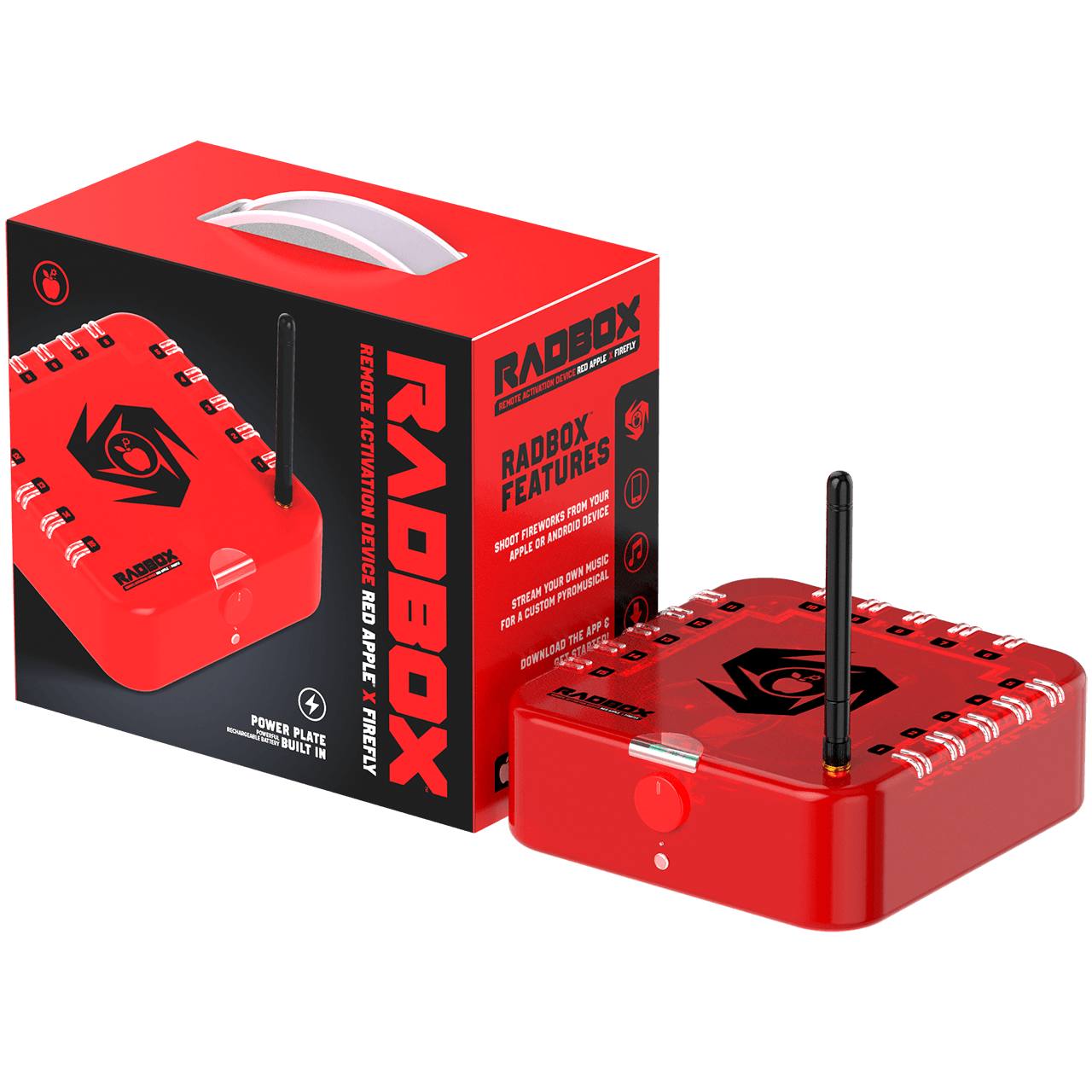 Buy RADBOX™ Remote Fireworks Firing System Online – Red Apple® Fireworks