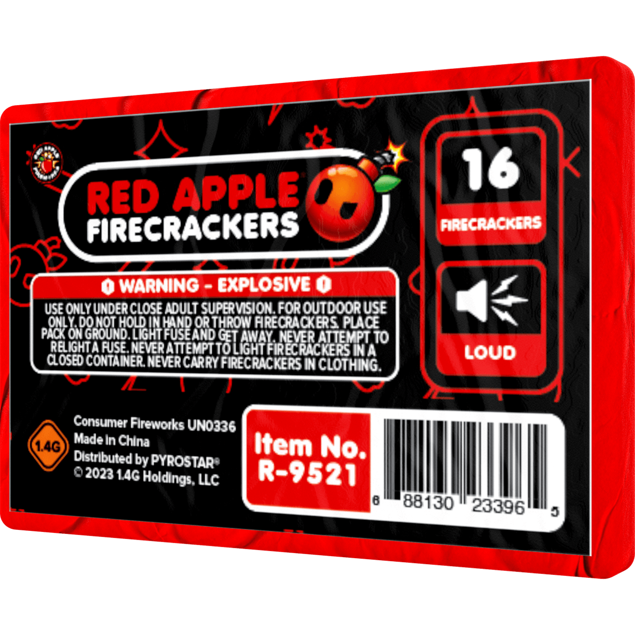 Buy Shop Red Apple® Fireworks Bombs - Full Brick Flash Crackers Online