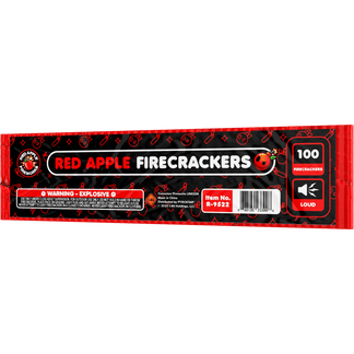 Buy Get the Red Apple® Fireworks Bombs 100 Strip Flash Crackers Online