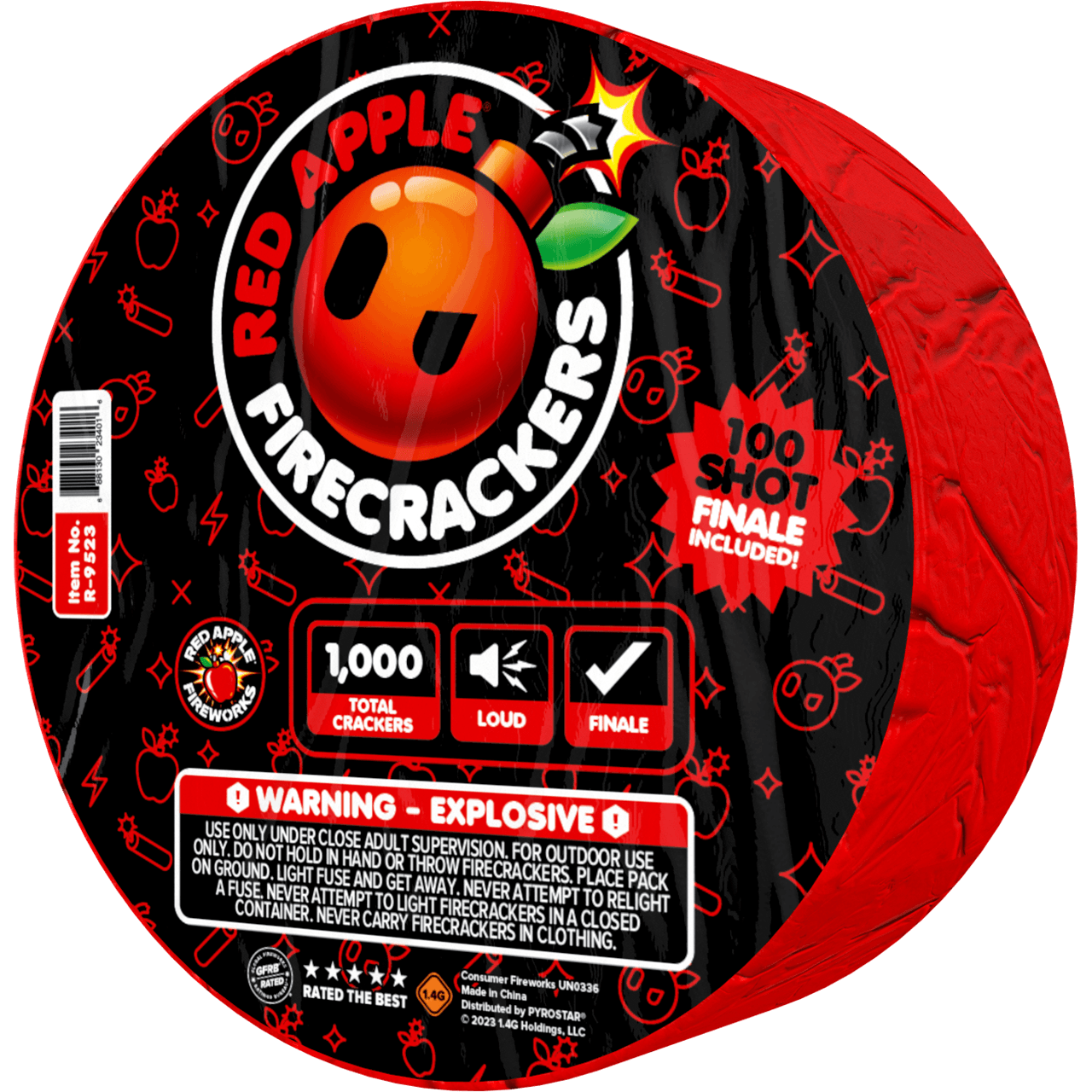 Shop Red Apple® Bombs 1,000 Roll Flash Crackers with Finale – Red Apple ...