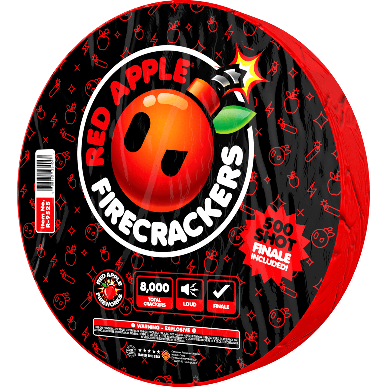 Buy Red Apple® Fireworks Bombs - Roll Flash Crackers with 500 Shot ...