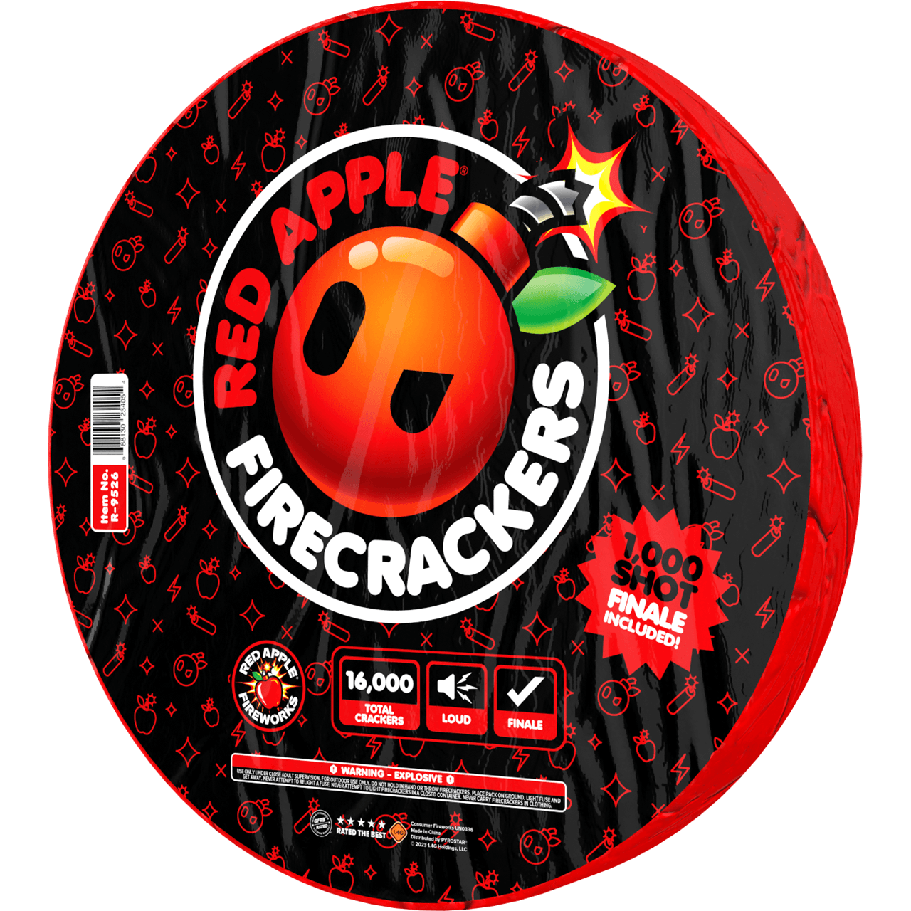 Buy Red Apple® Fireworks Bombs 16,000 Roll Flash Crackers with 1,000 ...
