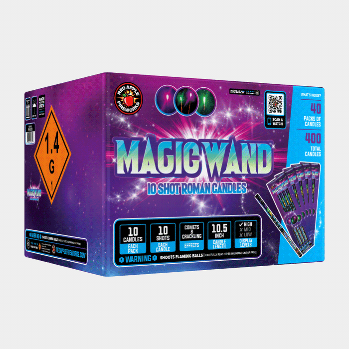 Buy Magic Wand™ 10 Shot Roman Candle Fireworks Online