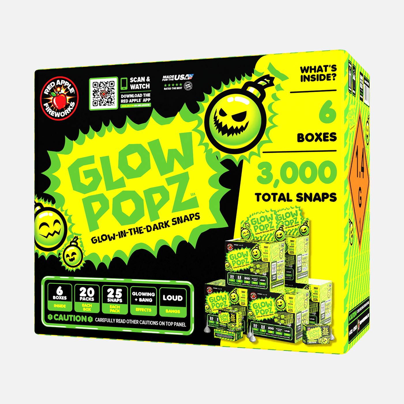 Buy Glow Popz™ Glow-in-the-dark Snap Fireworks Online