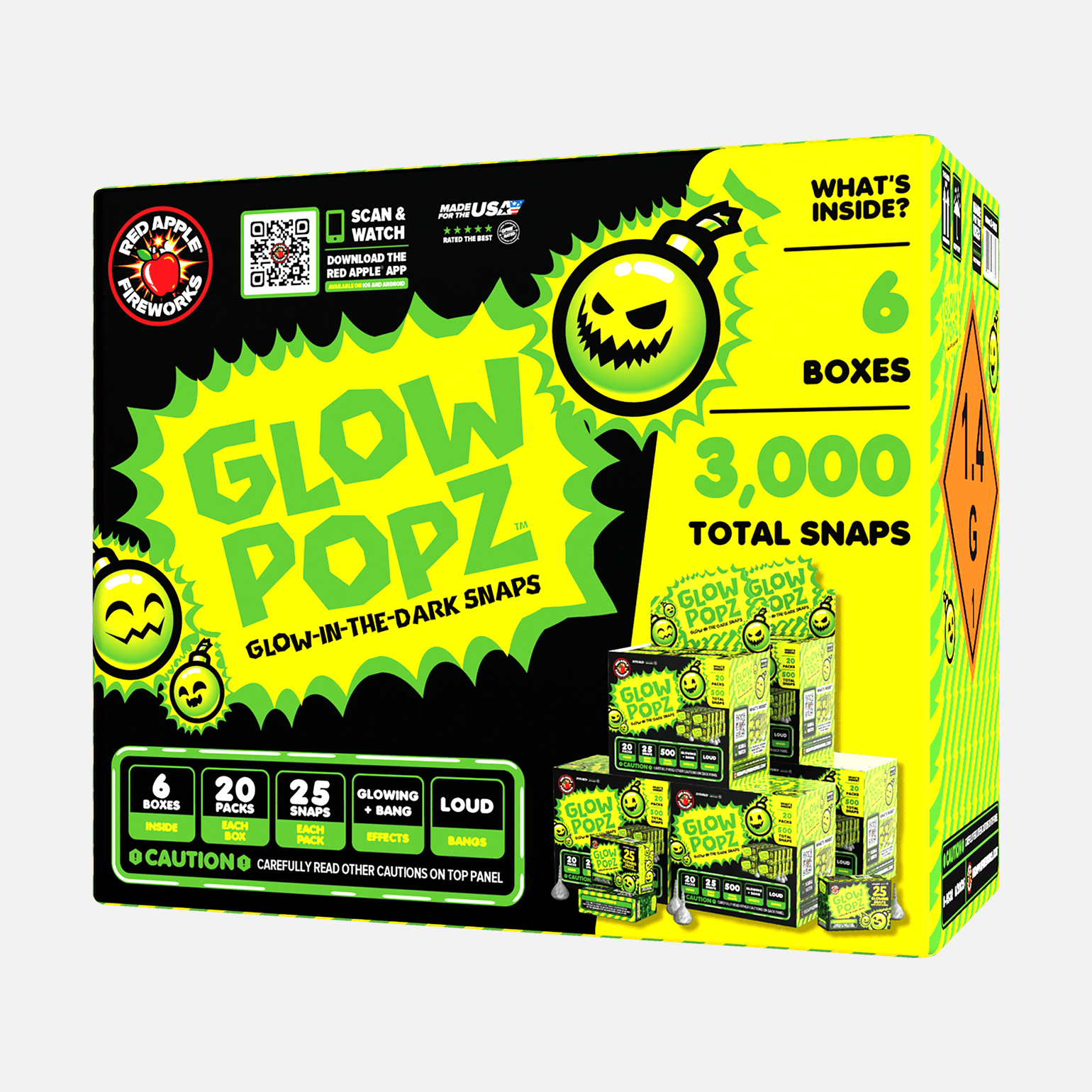 Buy Glow Popz™ Glow-in-the-dark Snap Fireworks Online