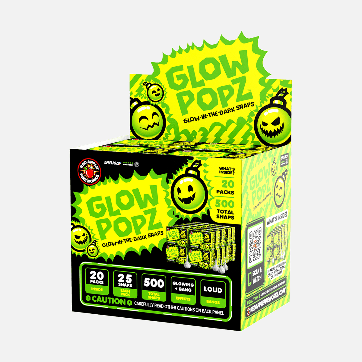 Buy Glow Popz™ Glow-in-the-dark Snap Fireworks Online