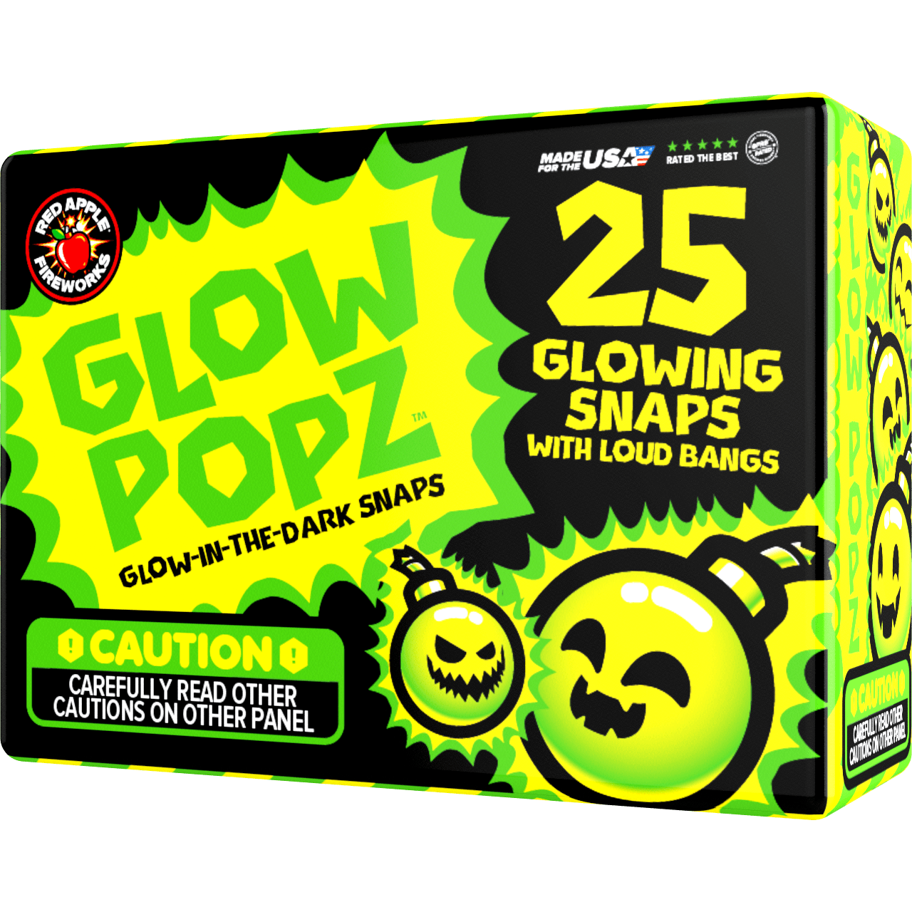 Buy Glow Popz™ Glow-in-the-dark Snap Fireworks Online – Red Apple ...