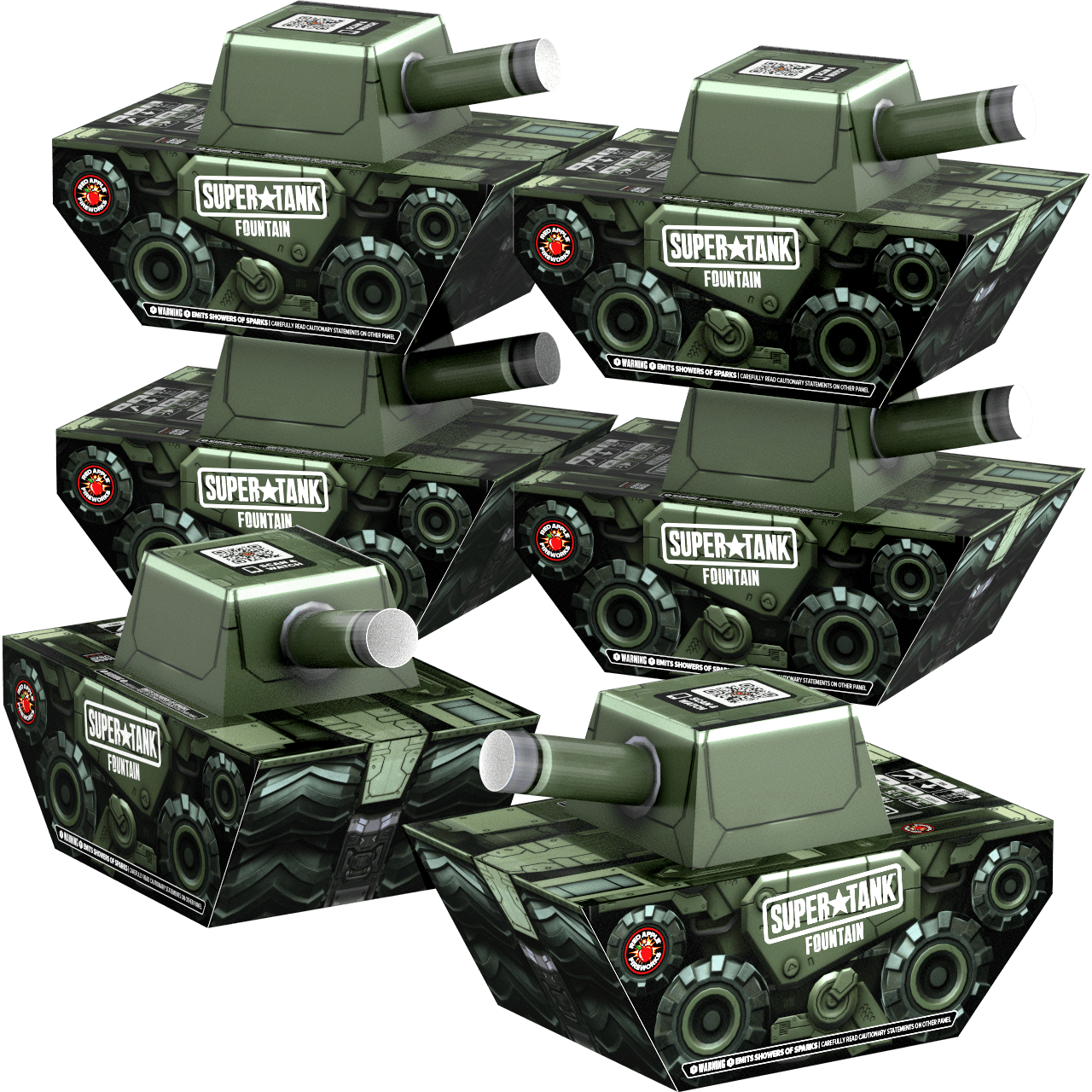 Buy Super Tank™ Firework Fountain Online – Red Apple® Fireworks