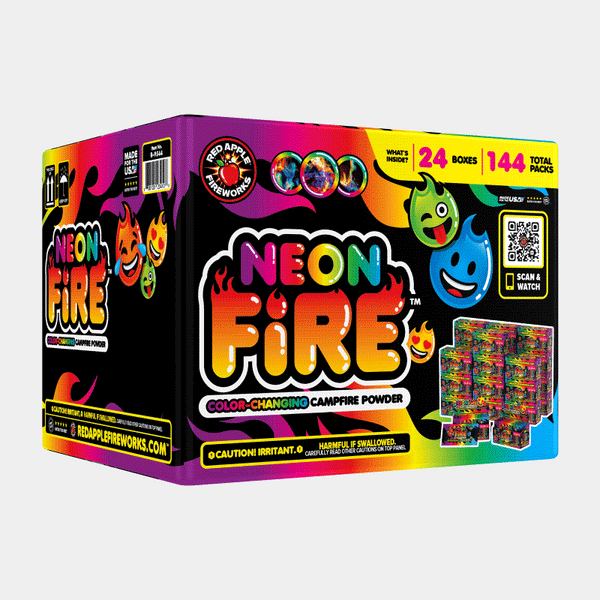 Buy Unique Fireworks - Neon Fire™ Color-Changing Campfire Powder Online