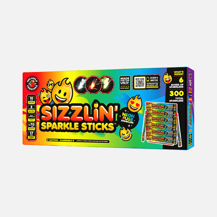 Buy Sizzlin' Sparkle Sticks™ Fuse Sparkler Fireworks Online