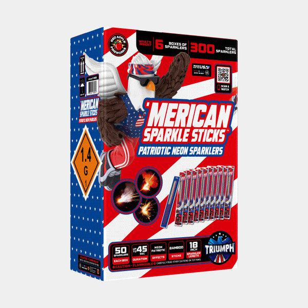 Buy Our Merican Sparkle Sticks™ Fireworks Online