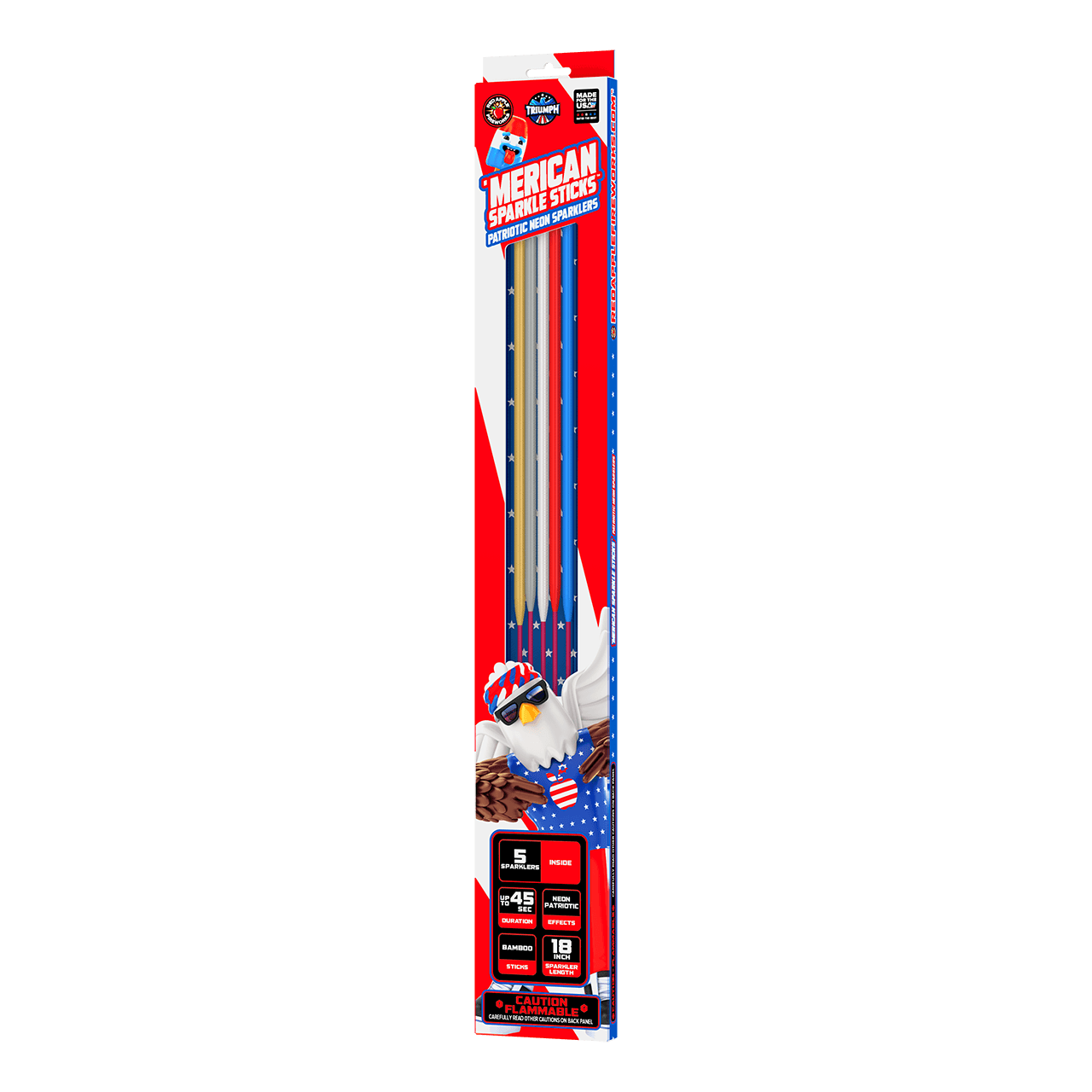 Buy Our Merican Sparkle Sticks™ Fireworks Online – Red Apple® Fireworks