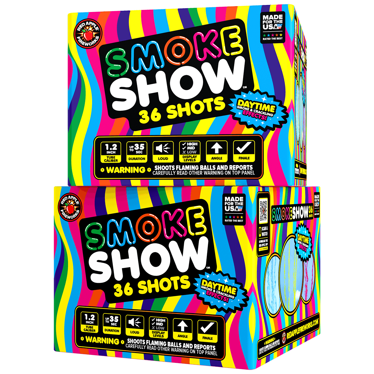 Buy Smokeshow™ 36 Shot Daytime XL® Aerial Fireworks Online – Red Apple ...