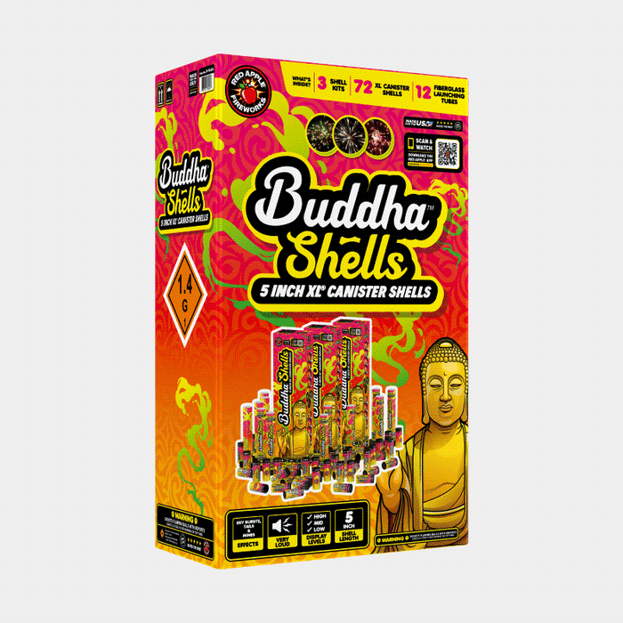 Buy Buddha® Shells 5" XL® Canister Shell Fireworks Online