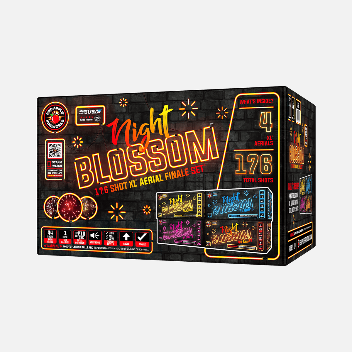Buy Night Blossom™ 176 Shot XL® Aerial Finale Set® Fireworks Online
