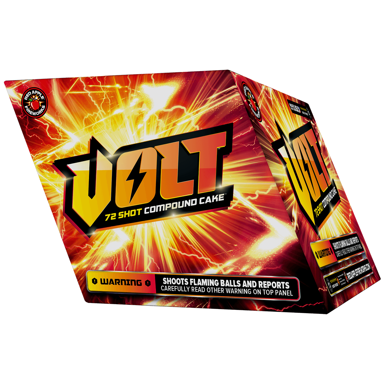 Buy VOLT™ 72 Shot Compound™ Firework Cake Online – Red Apple® Fireworks