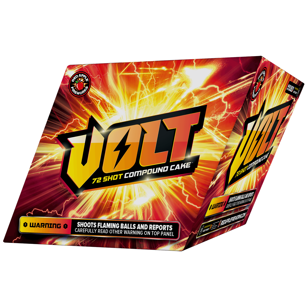 Buy VOLT™ 72 Shot Compound™ Firework Cake Online – Red Apple® Fireworks