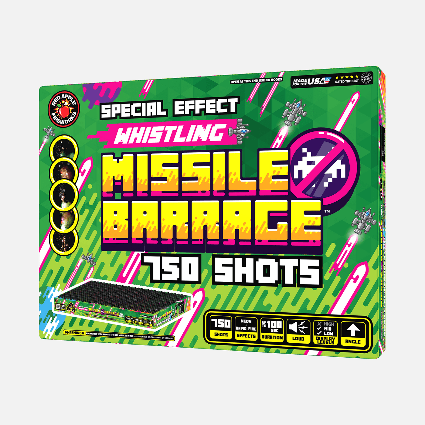 750-Shot Special Effect Missile Barrage