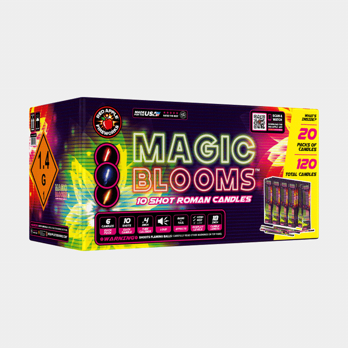 Buy Magic Blooms 10 Shot Roman Candles Fireworks Online