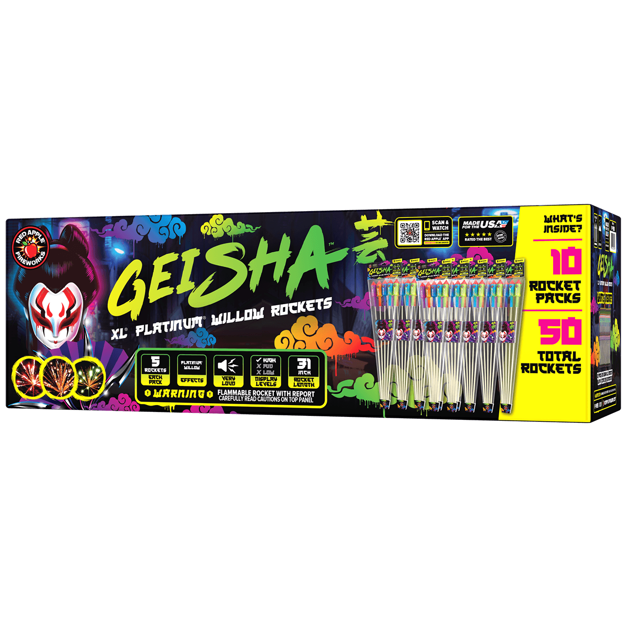 Geisha™ XL® Platinum® Willow Rockets - Buy Online Today! – Red Apple ...