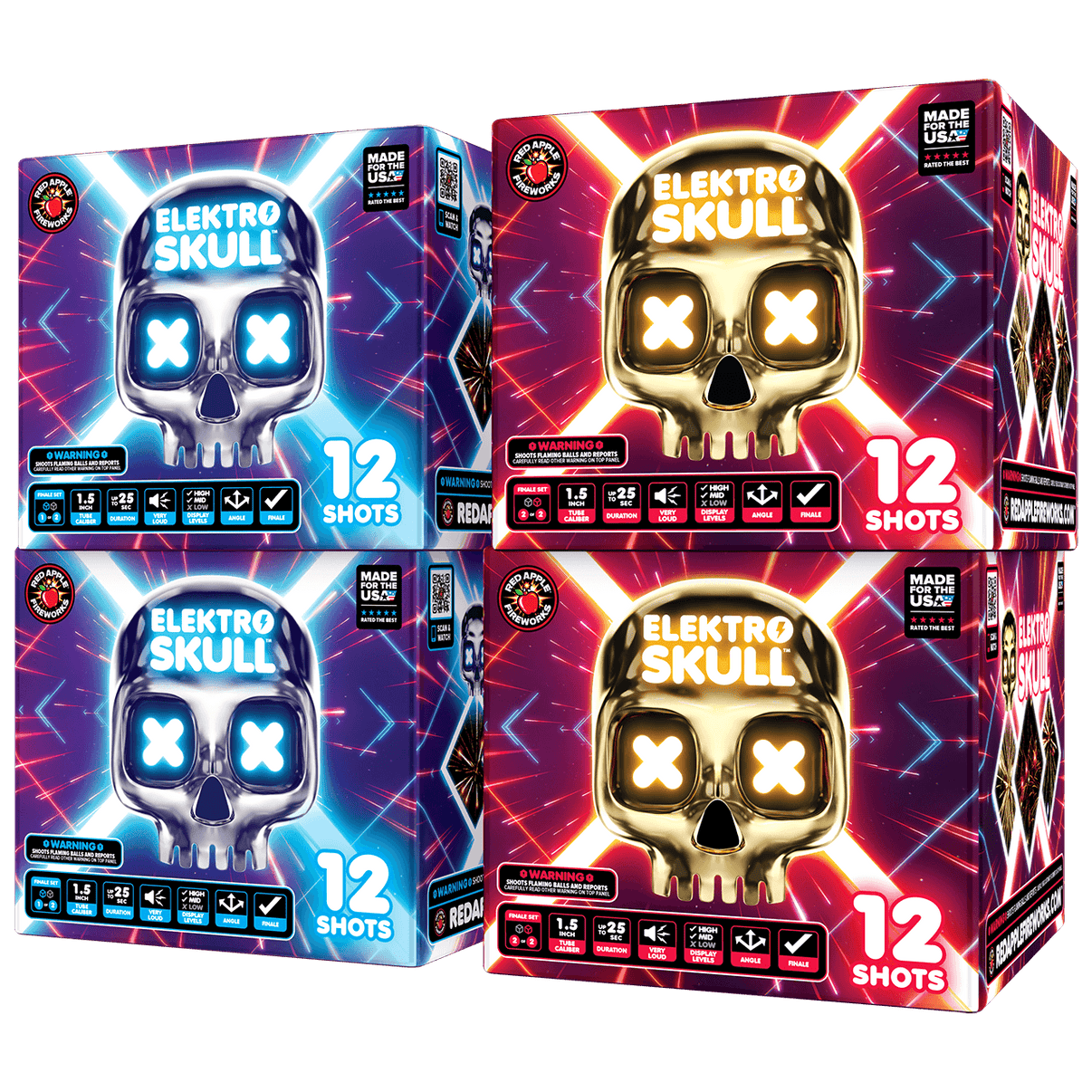 Buy Electro Skull™ XL® Aerial Finale Set® Fireworks Online – Red Apple ...