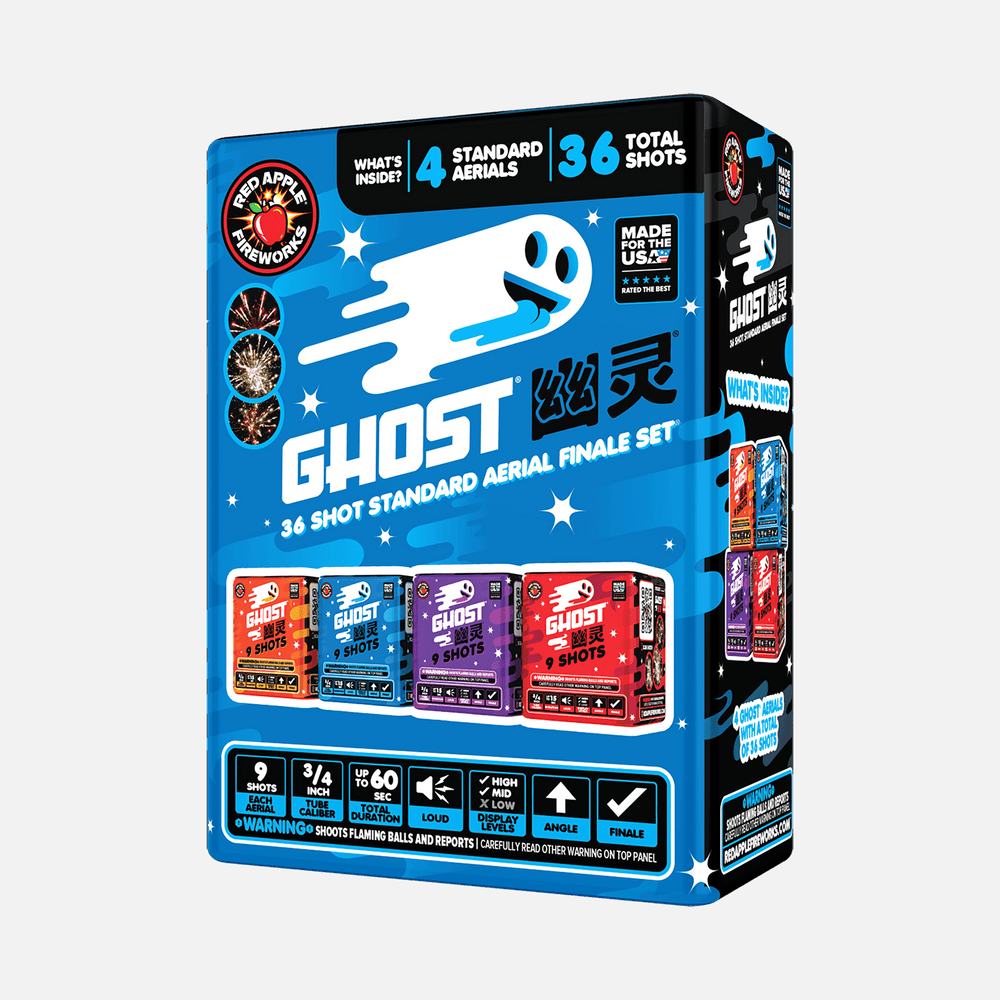 Buy Ghost® 36 Shot Standard Aerial Finale Sets® Fireworks Online