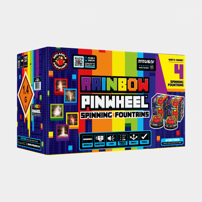 Buy Rainbow Pinwheel™ Fountain Fireworks Online