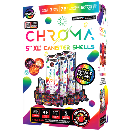 Buy Chroma® Color-Changing 5 Inch XL® Canister Shell Fireworks Online ...