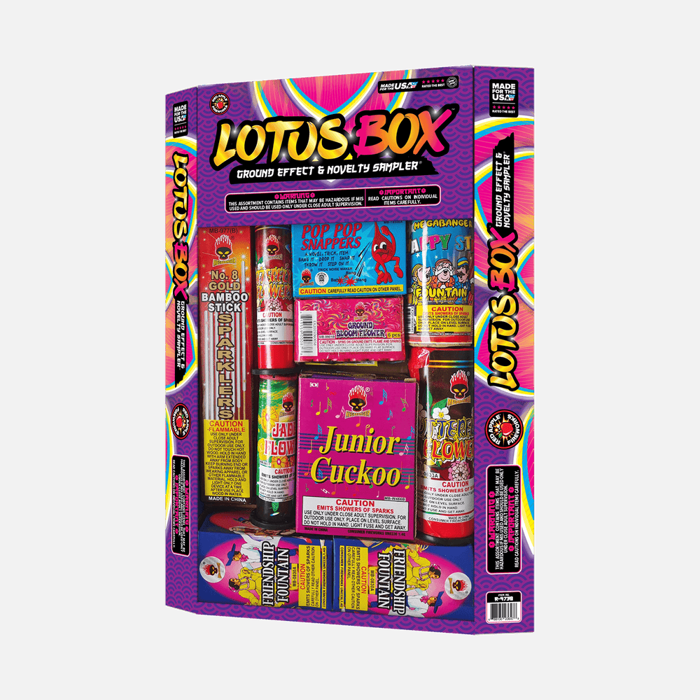 Lotus Box Fireworks Samplers