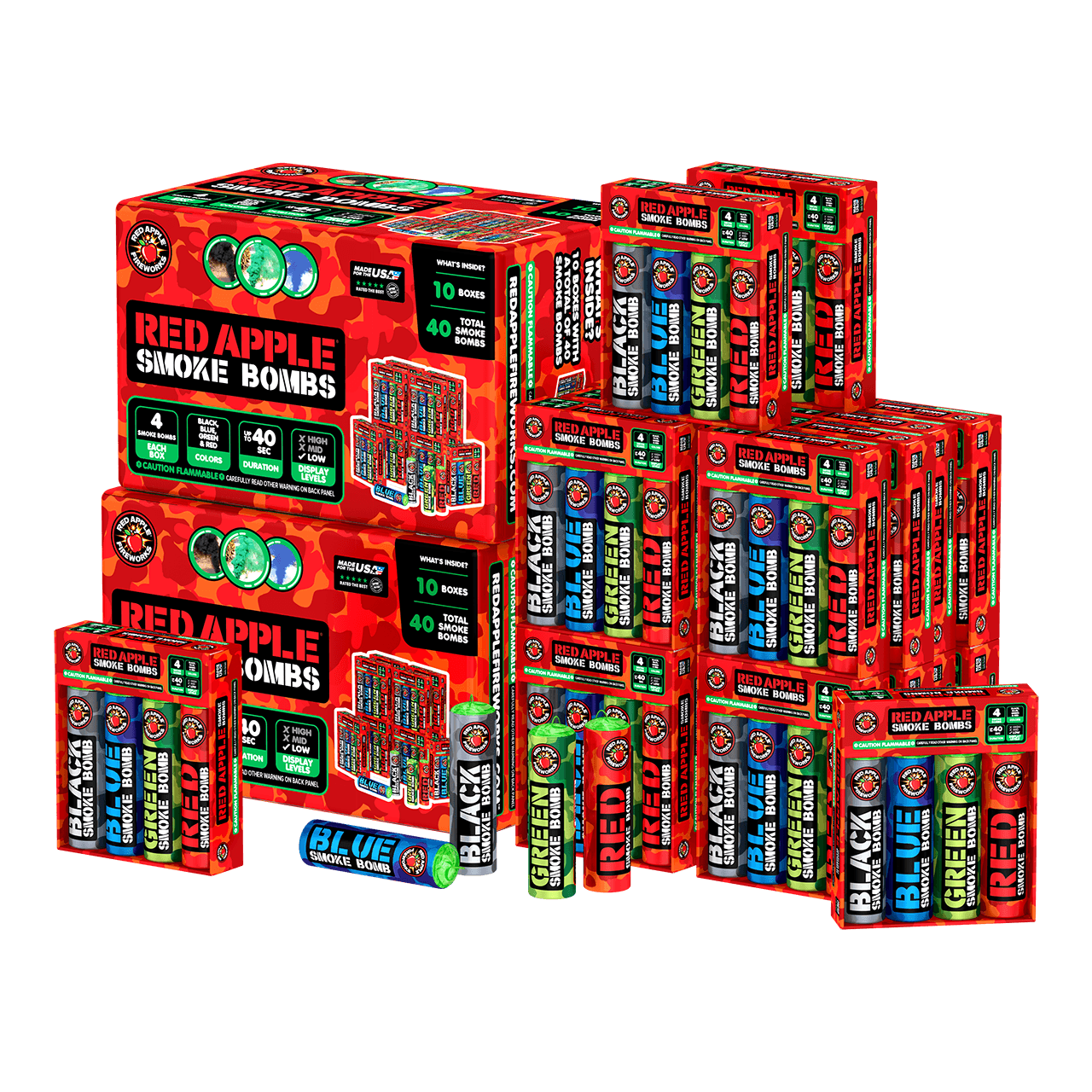 Buy Red Apple® Fireworks Smoke Bombs Online