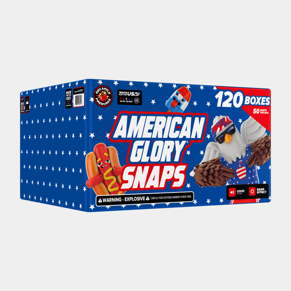 Buy American Glory Snaps Box Fireworks Online