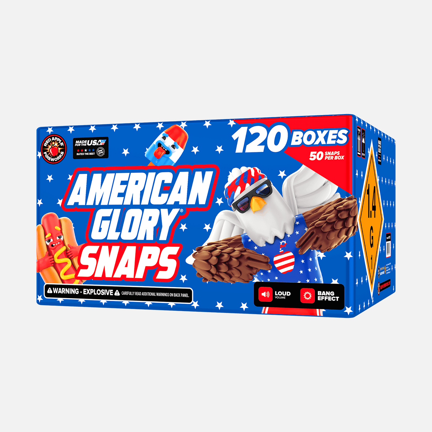 Buy American Glory Snaps Box Fireworks Online