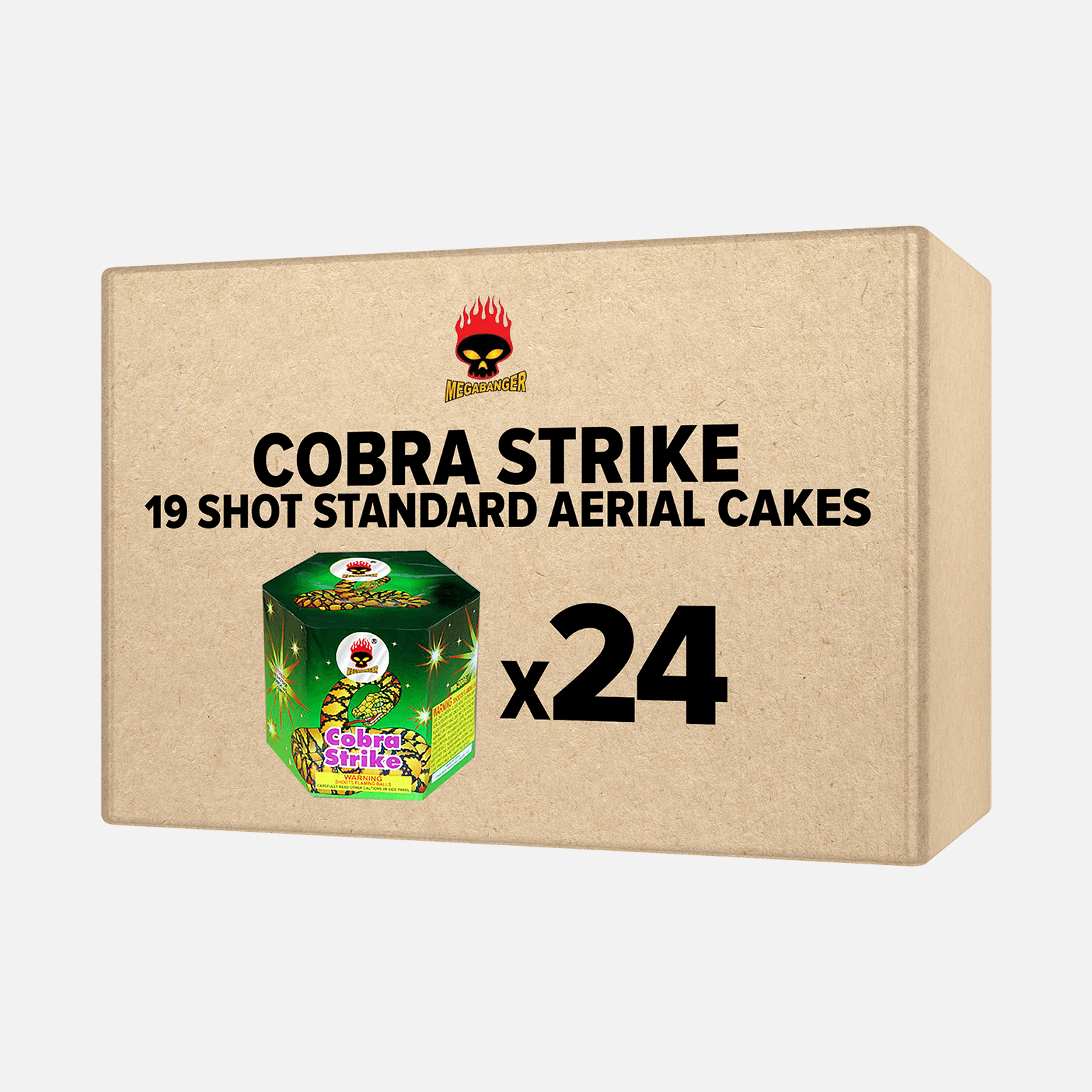 Cobra Strike 19 Shot Standard Aerial Cakes