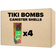 Tiki Bombs 24 Shot 6-Inch Canister Shells